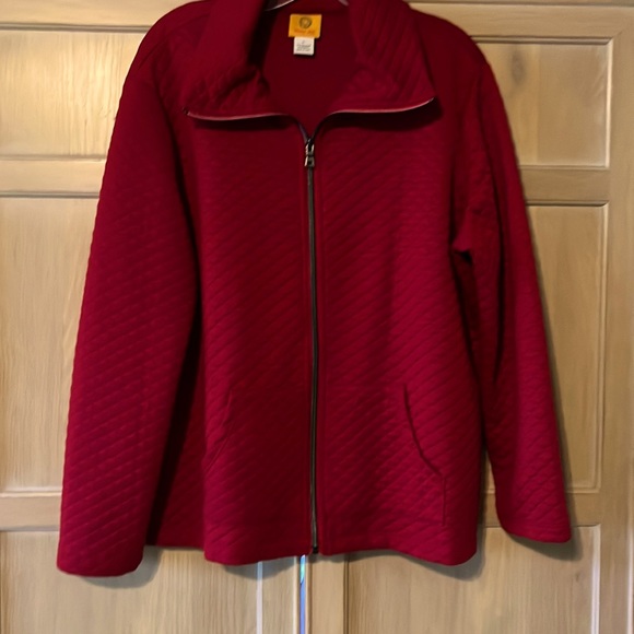 Ruby Rd. | Jackets & Coats | Ruby Rd Zip Front Quilted Jacket Large ...